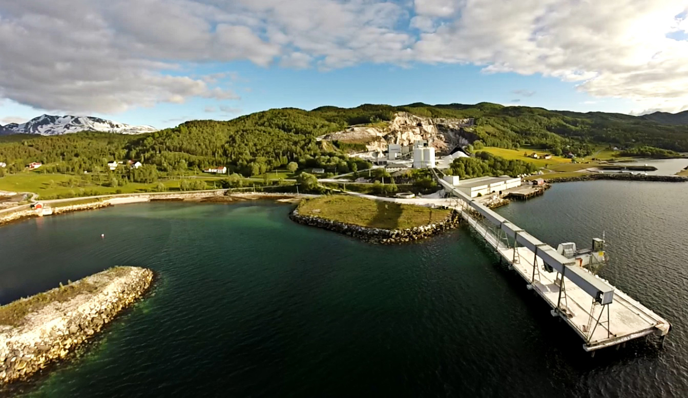 Ballangen er et produksjonsanlegg for Miljøkalk | Franzefoss Minerals