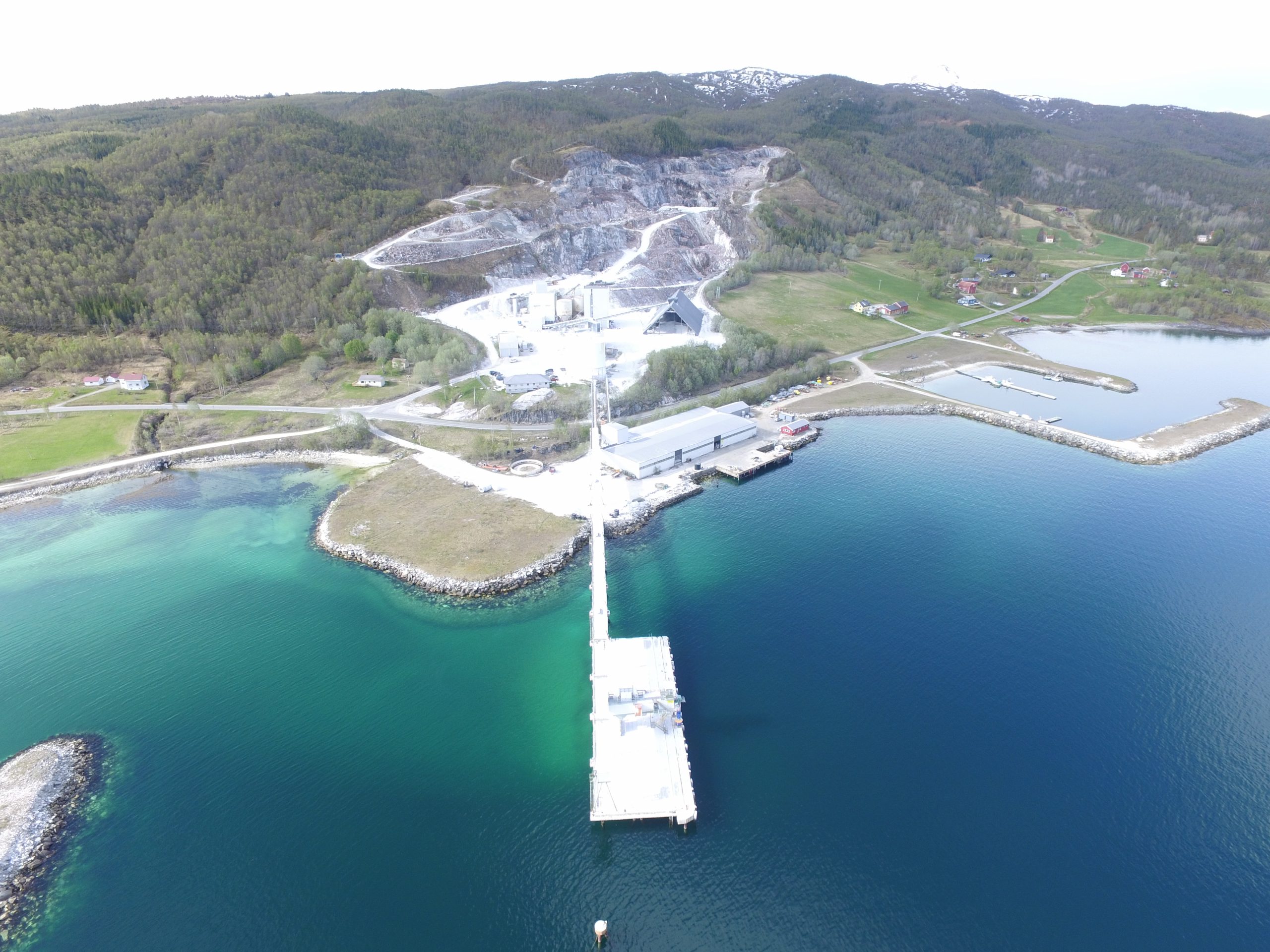 Ballangen er et produksjonsanlegg for Miljøkalk | Franzefoss Minerals